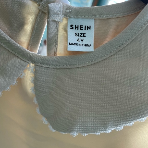 SHEIN | Dresses | Shein Light Tan And Cream Dress | Poshmark